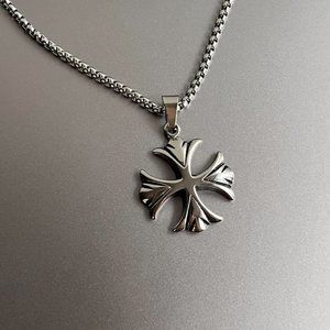 Accessories | Y2k 200s Vintage Heavy Metal Punk Gothic Emo Cross ...